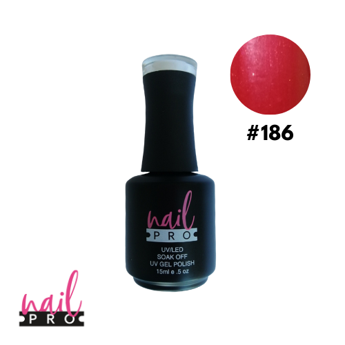 Nail Pro - NAIL PRO Esmalte Permanente 186 | Productos para Uñas